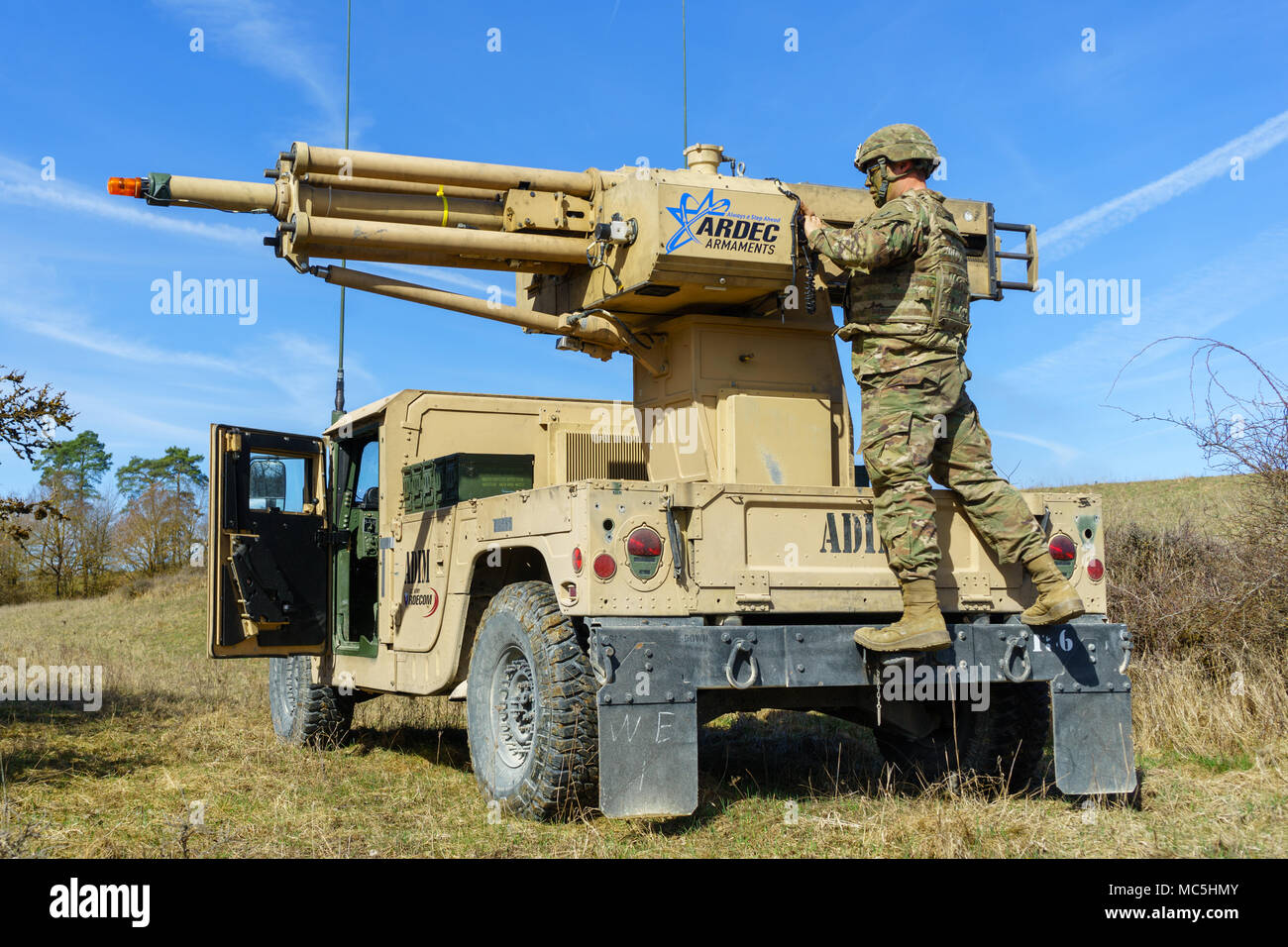 A U.S. Soldier assigned to the 2nd Armored Brigade Combat Team, 1st ...