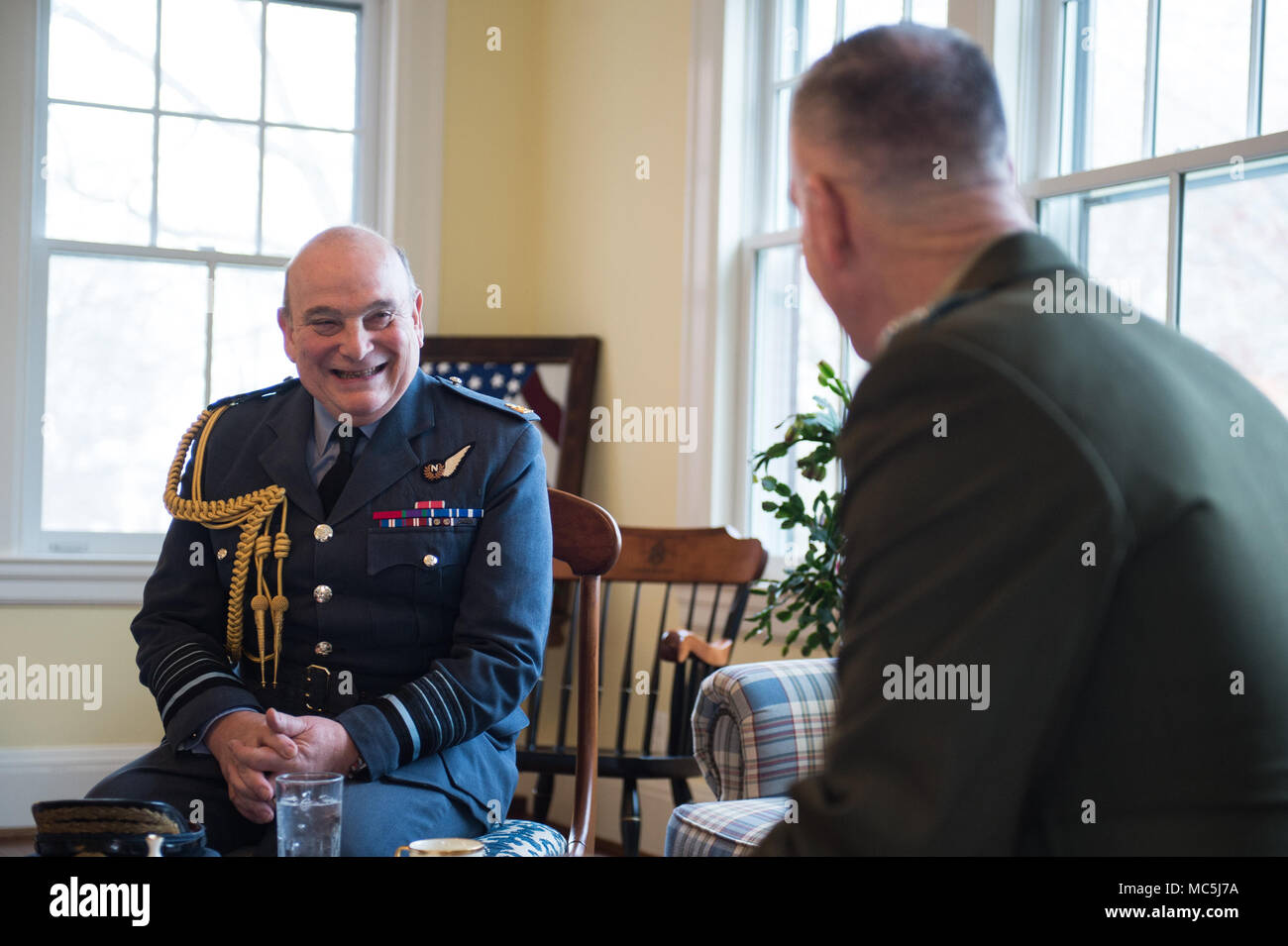Air Chief Marshal Sir Stuart Peach, United Kingdom Chief of Defense ...