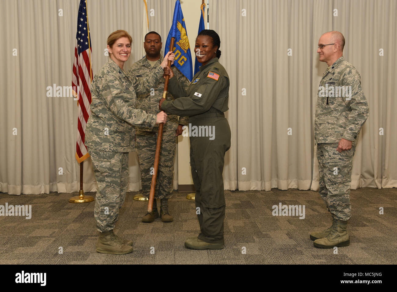 Col. Melinda L. Sutton, the new commander of the 102nd Medical Group ...