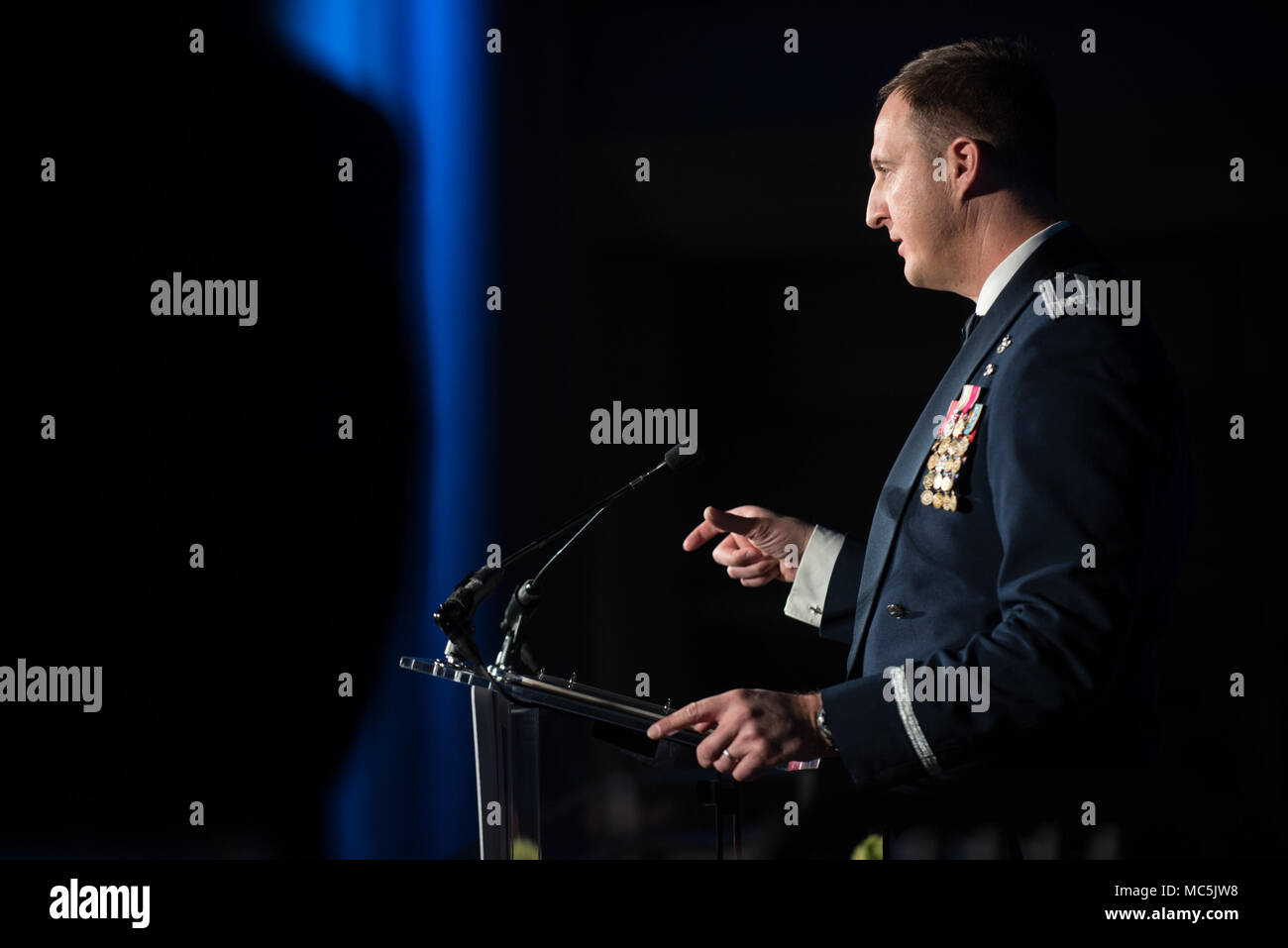 U.S. Air Force Col. Julian Cheater, Commander of the 432d Wing and Air ...