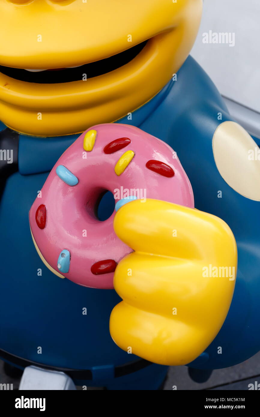 Doughnut advert hi-res stock photography and images - Alamy
