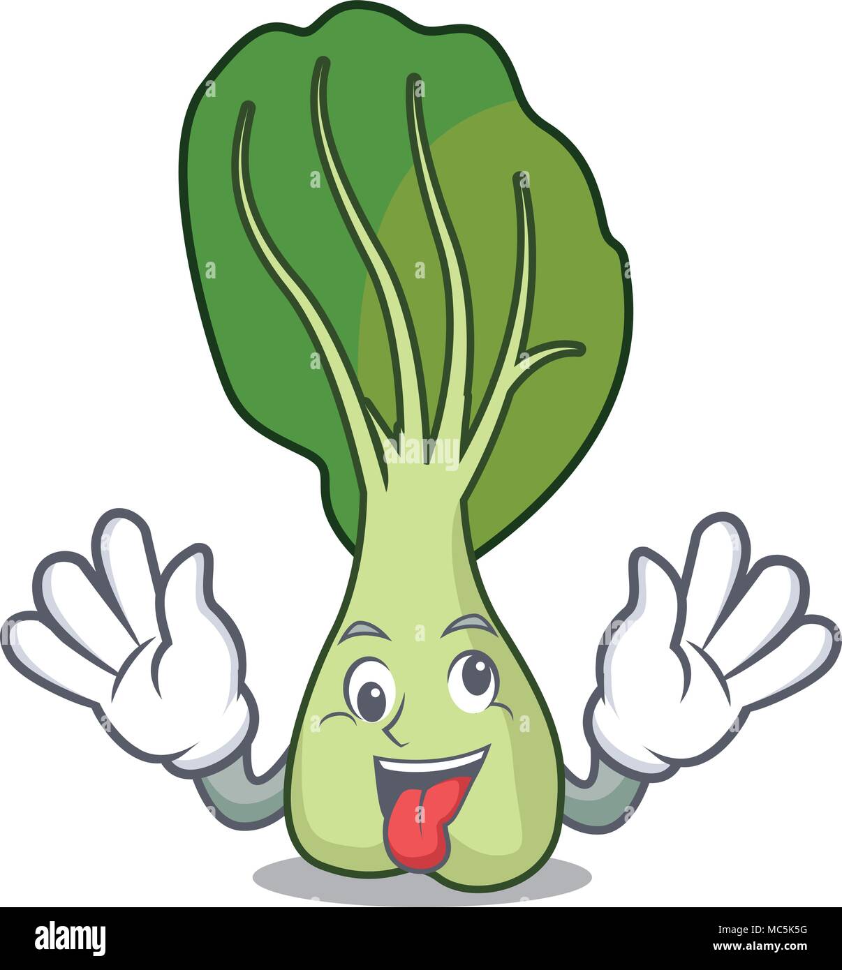 Crazy bok choy mascot cartoon Stock Vector Image & Art - Alamy