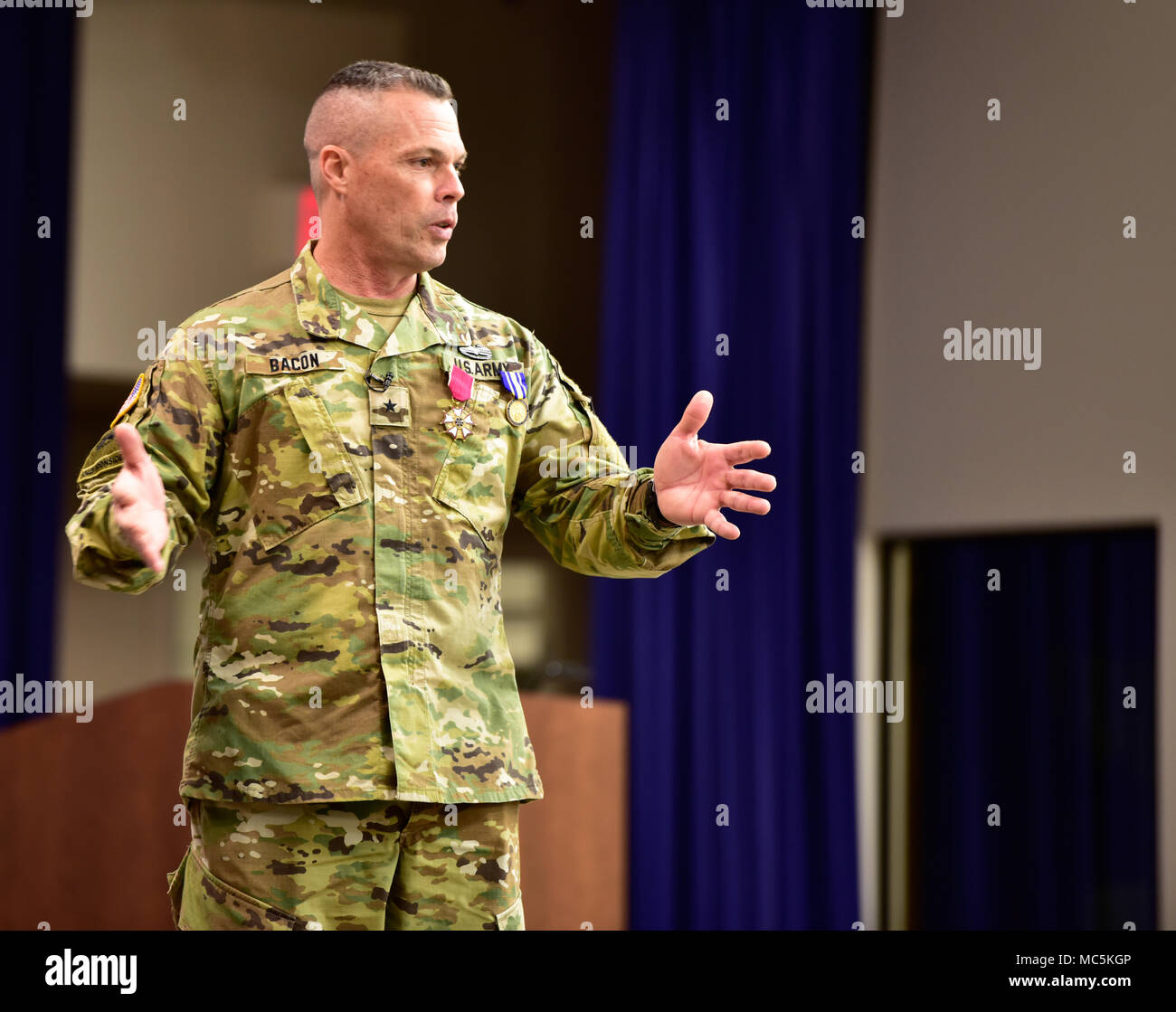 Brig. Gen. Gregrey C. Bacon, Deputy Adjutant General, Arkansas National ...