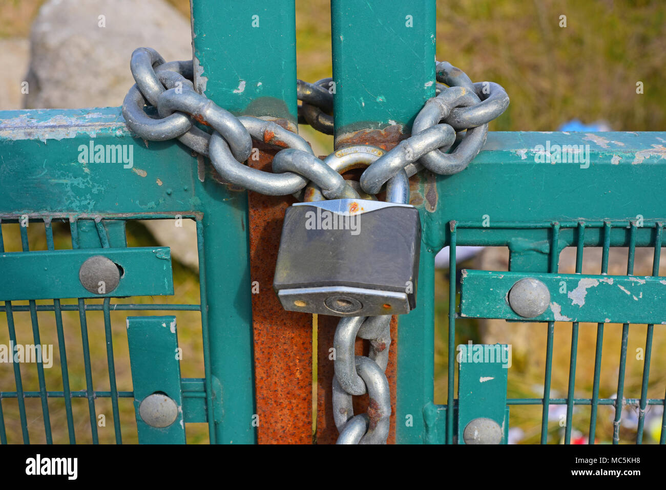 Old Padlocked Gate High Resolution Stock Photography and Images - Alamy