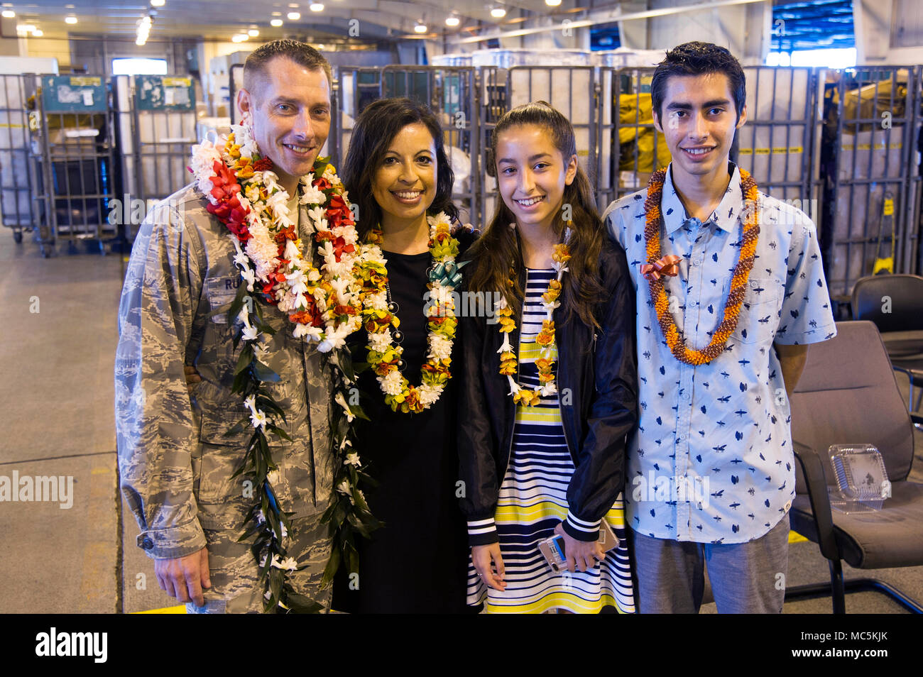 U.S. Air Force Maj. Kenneth Ruggles Jr. with his wife, Michelle Ruggles ...