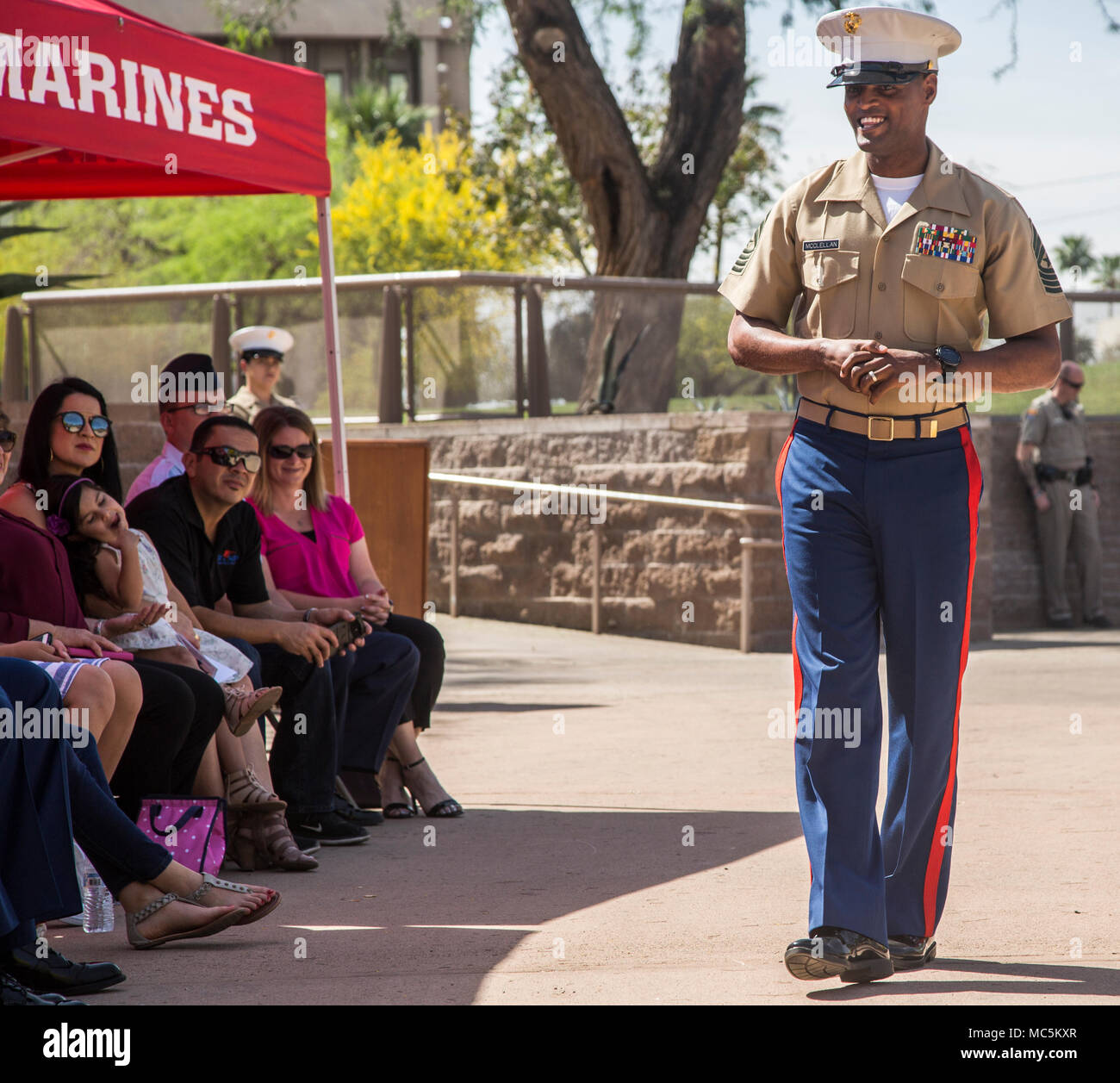 Sergeant Major Patrick S. McClellan, the Recruiting Station Phoenix ...