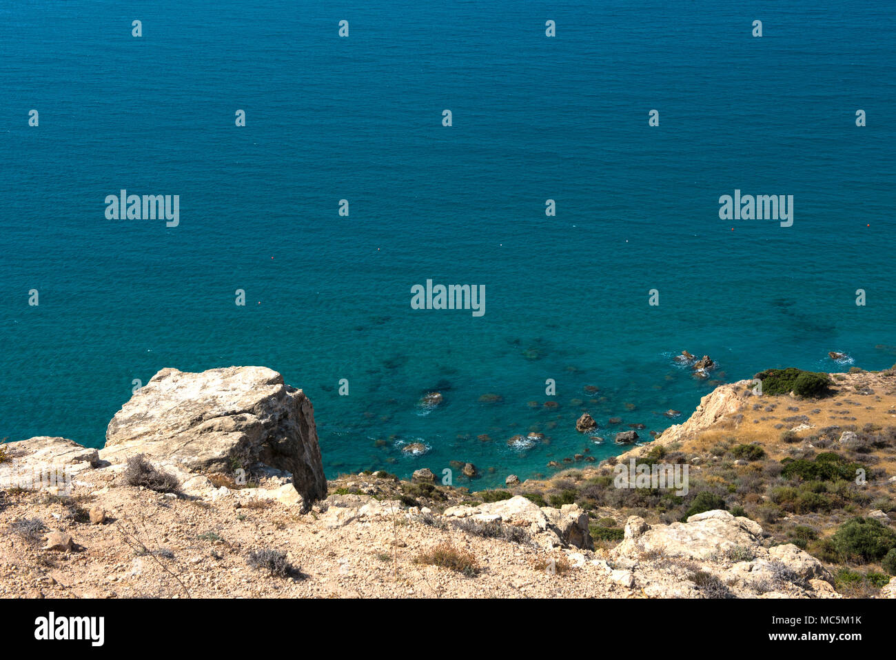 Aerial view pissouri beach hi-res stock photography and images - Alamy