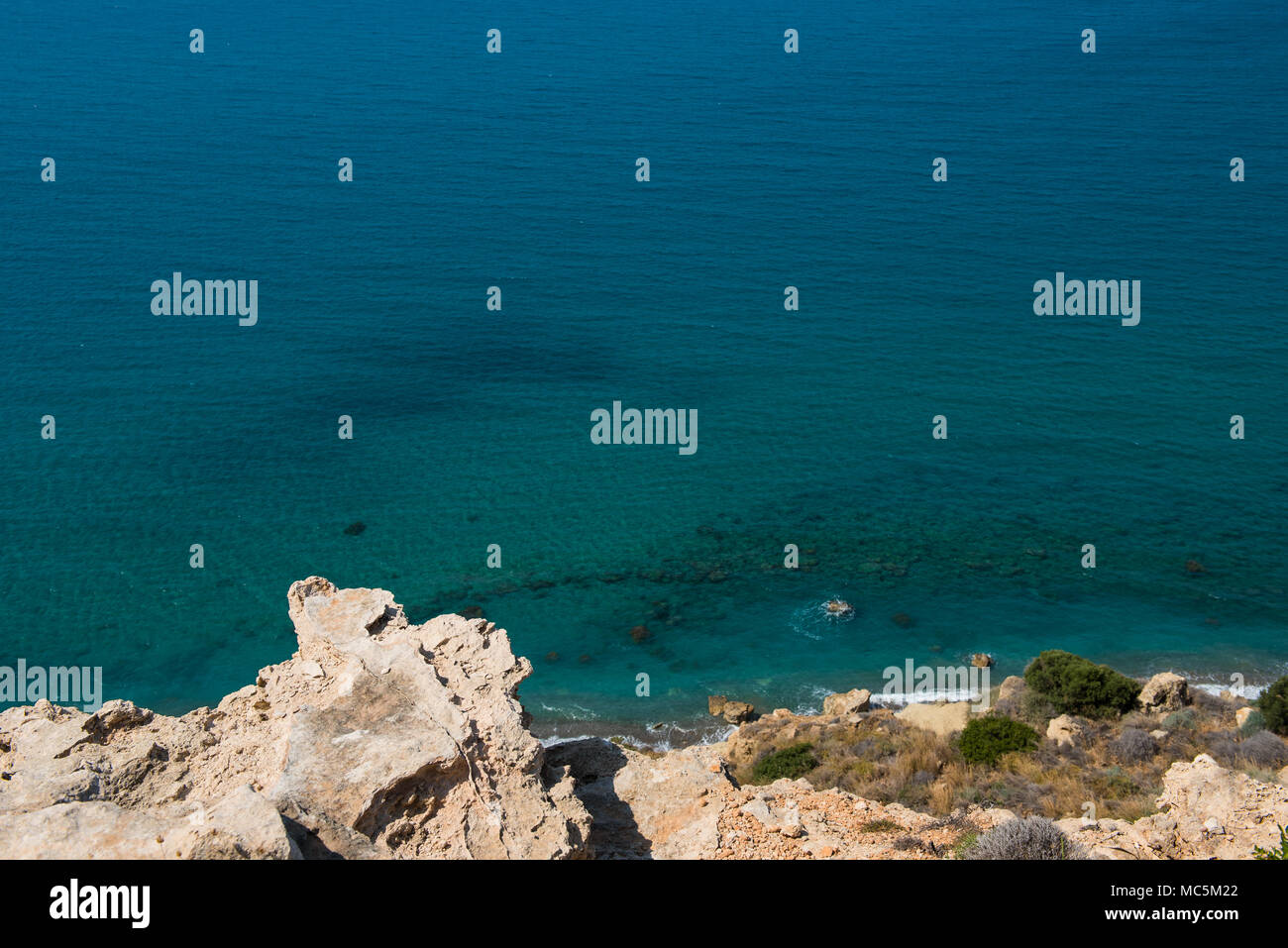 Aerial view pissouri beach hi-res stock photography and images - Alamy