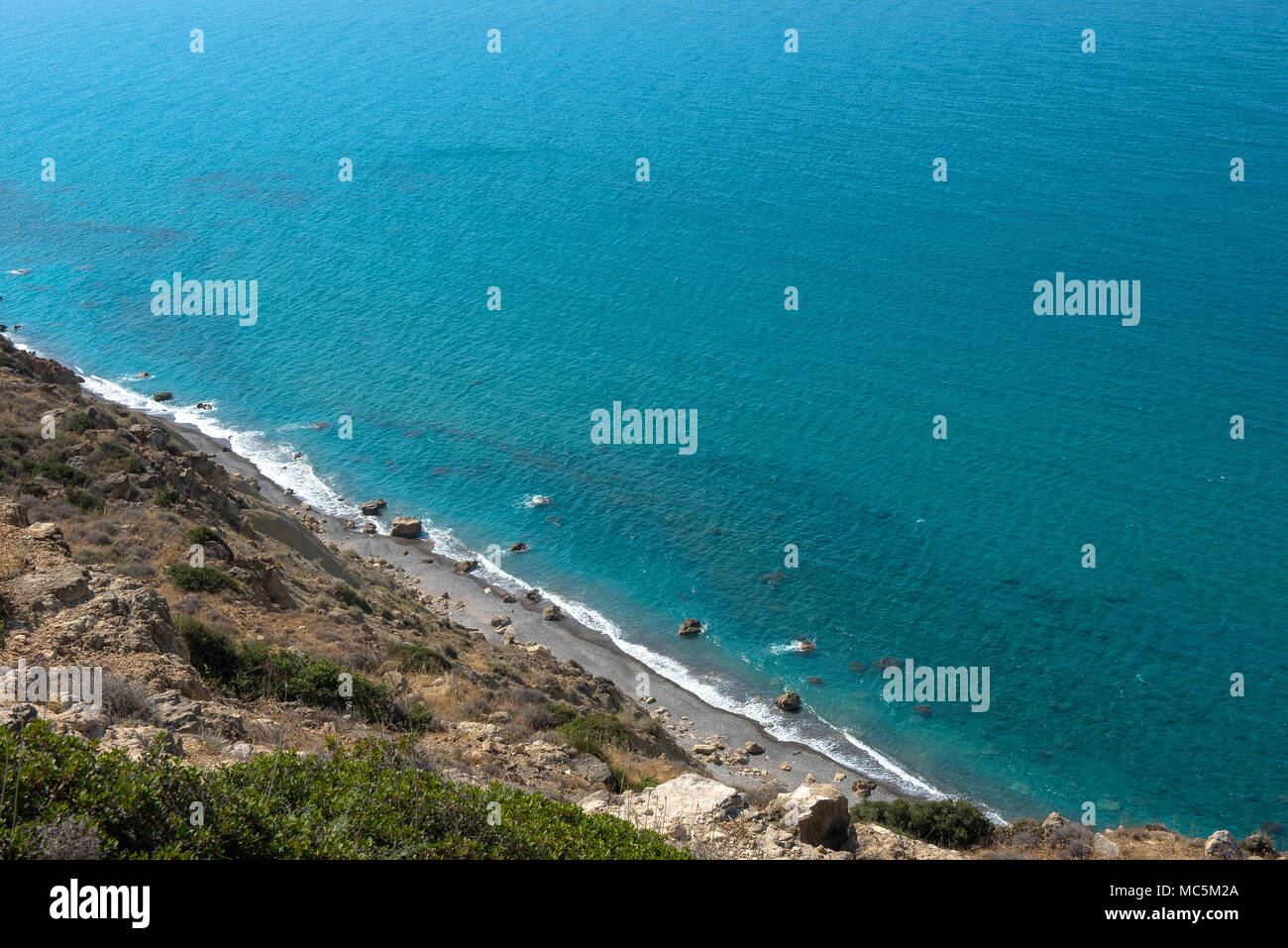 Drone view pissouri cyprus hi-res stock photography and images - Alamy