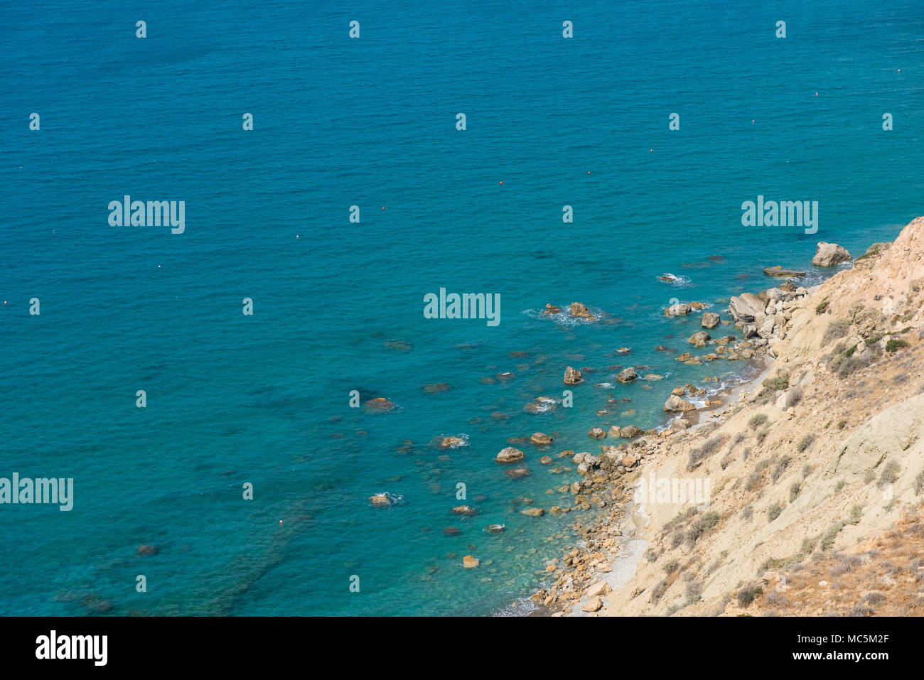 Aerial view pissouri beach hi-res stock photography and images - Alamy