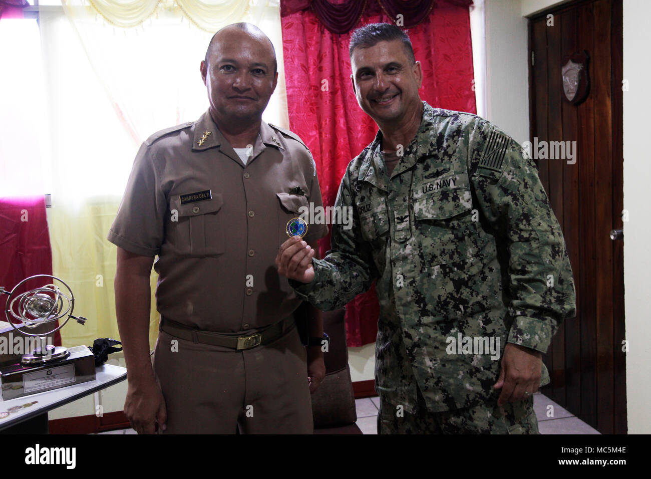 180405-A-QR427-0190 PUERTO BARRIOS, GTM. (Apr. 05, 2018) Captain Angel ...