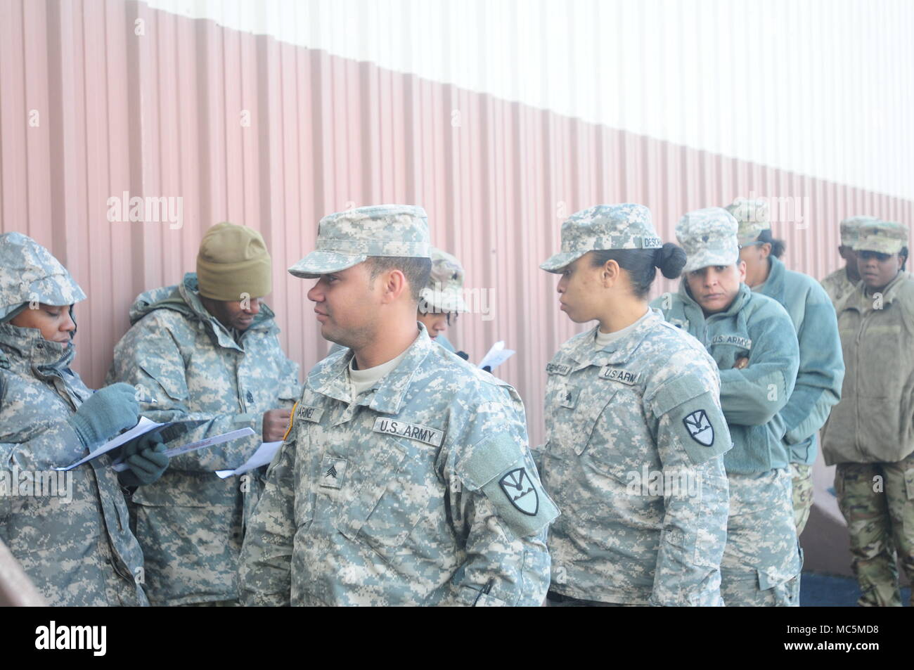 Soldiers from the Virgin Islands National Guard go through Joint ...