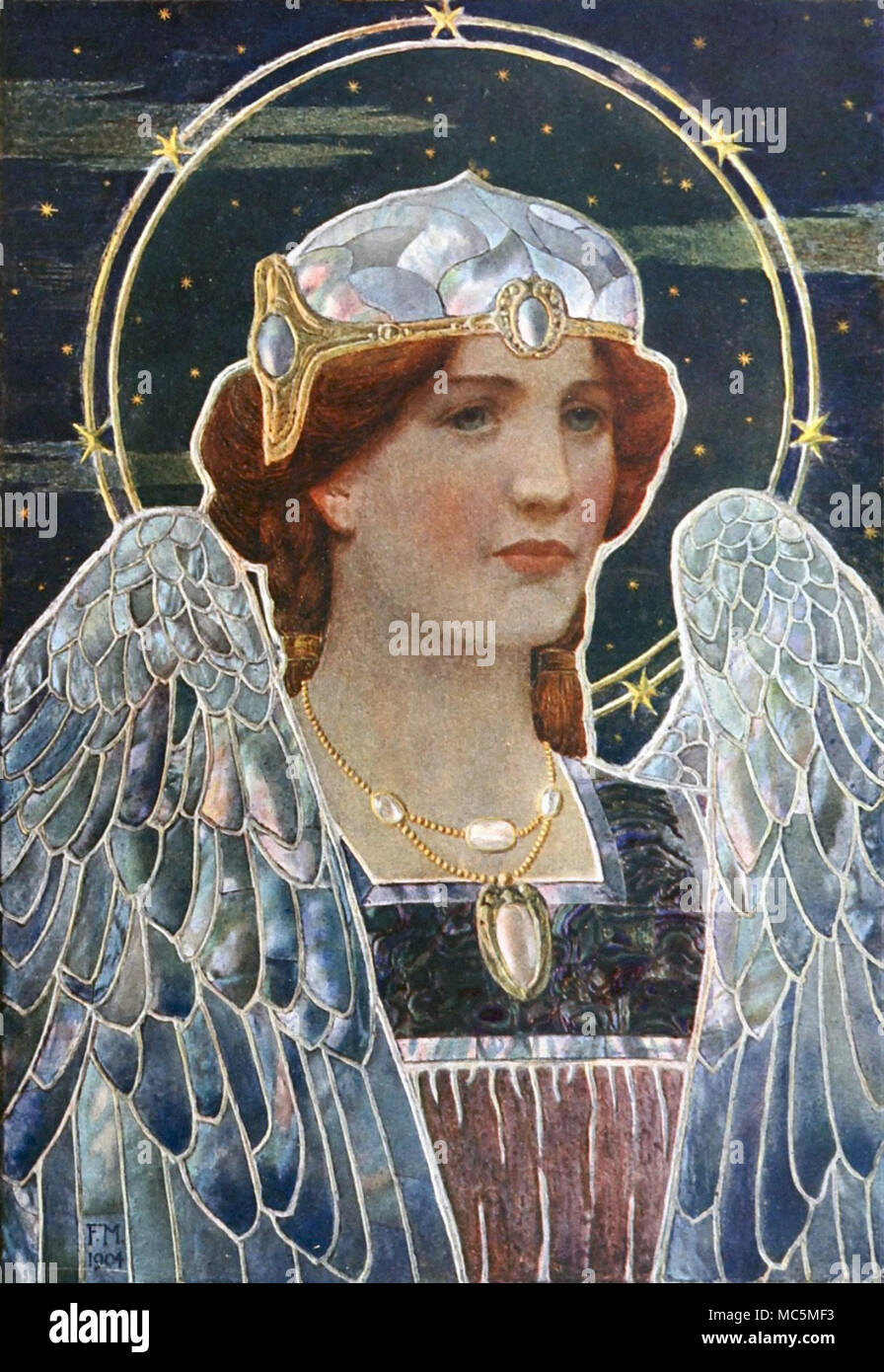 Marriott Frederick - Angel of Night Stock Photo - Alamy