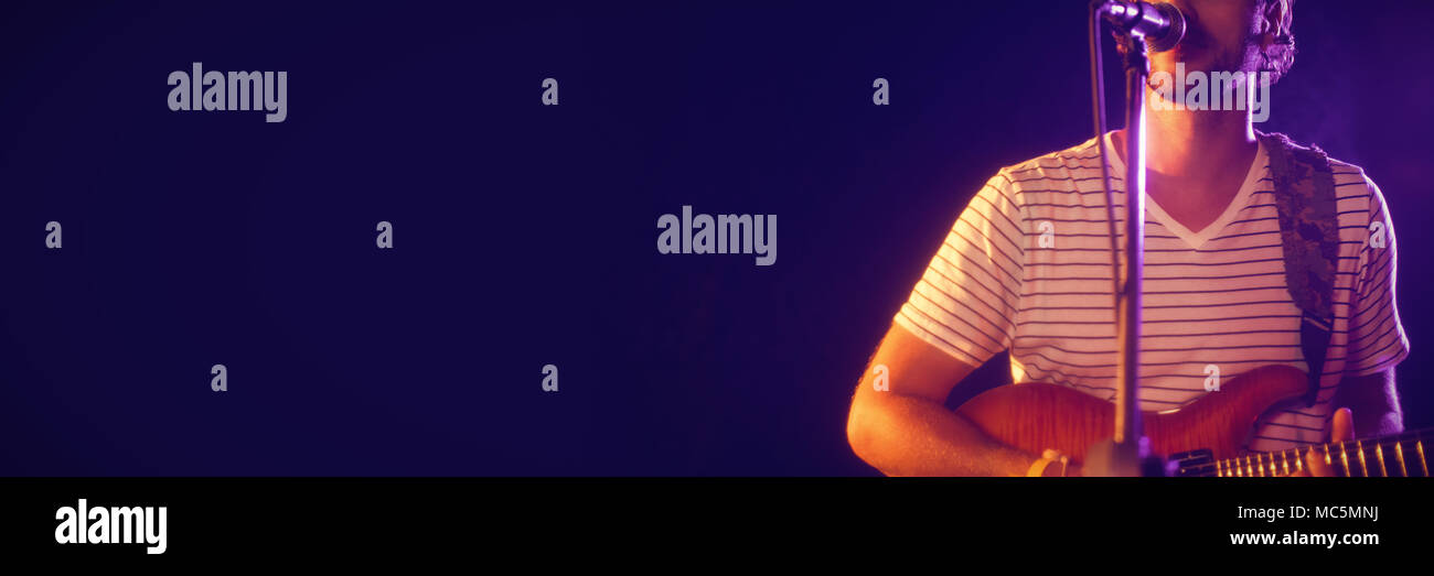 Singer Electric Guitar High Resolution Stock Photography and Images - Alamy