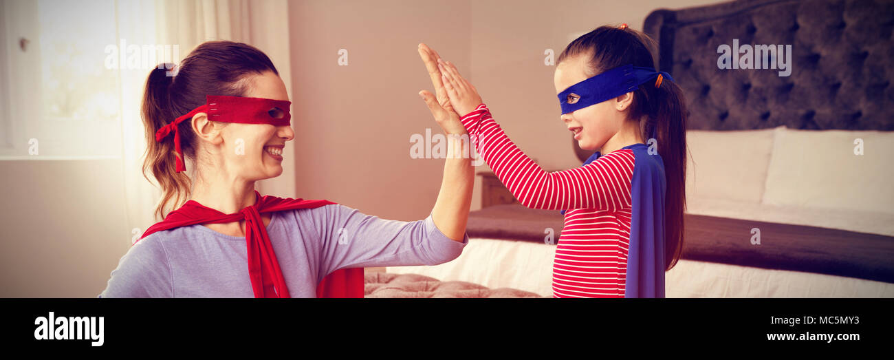 One mother and her disguised daughter Stock Photo - Alamy