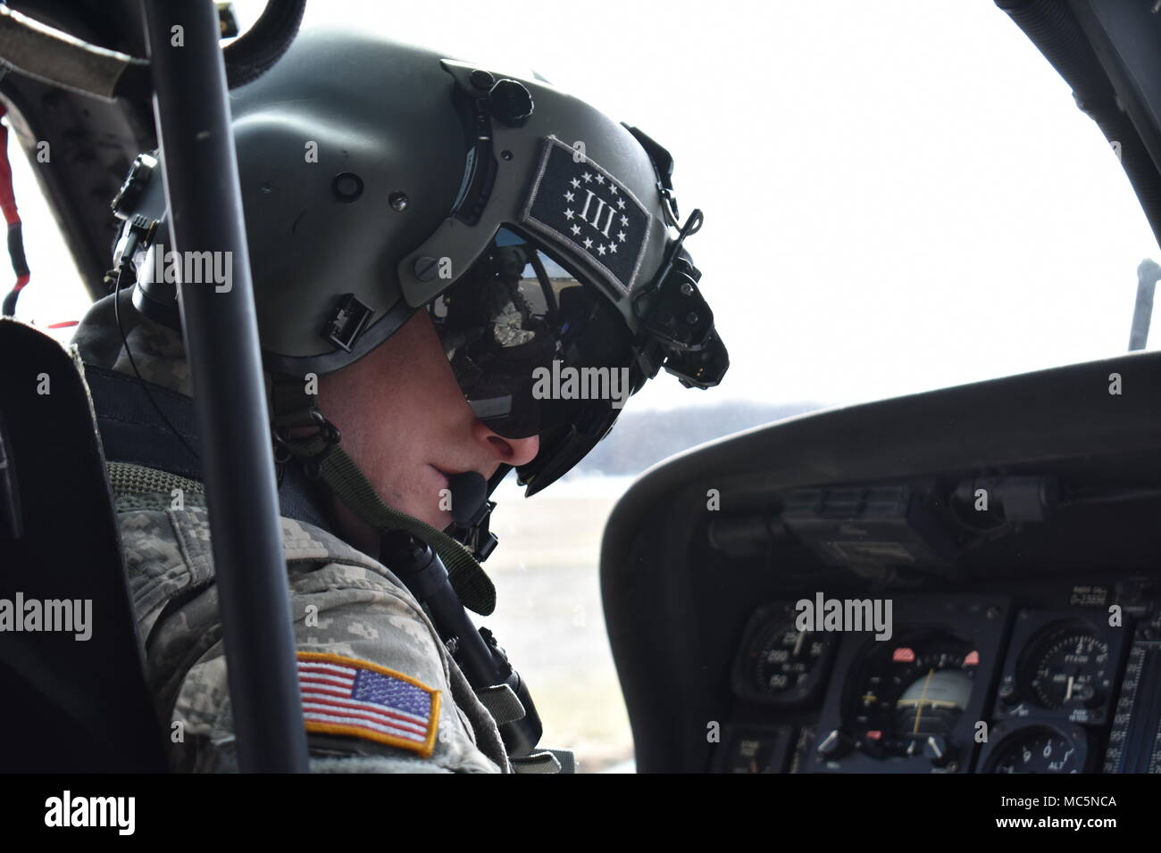 A N.Y. Army National Guard pilot assigned to 3rd Battalion, 142nd ...