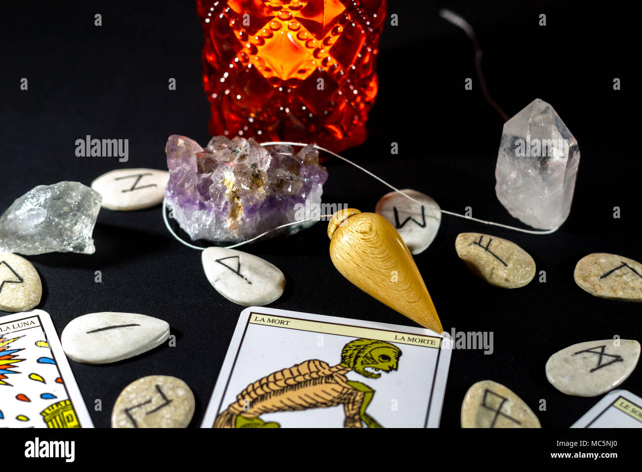 Crystal pendulum hi-res stock photography and images - Alamy
