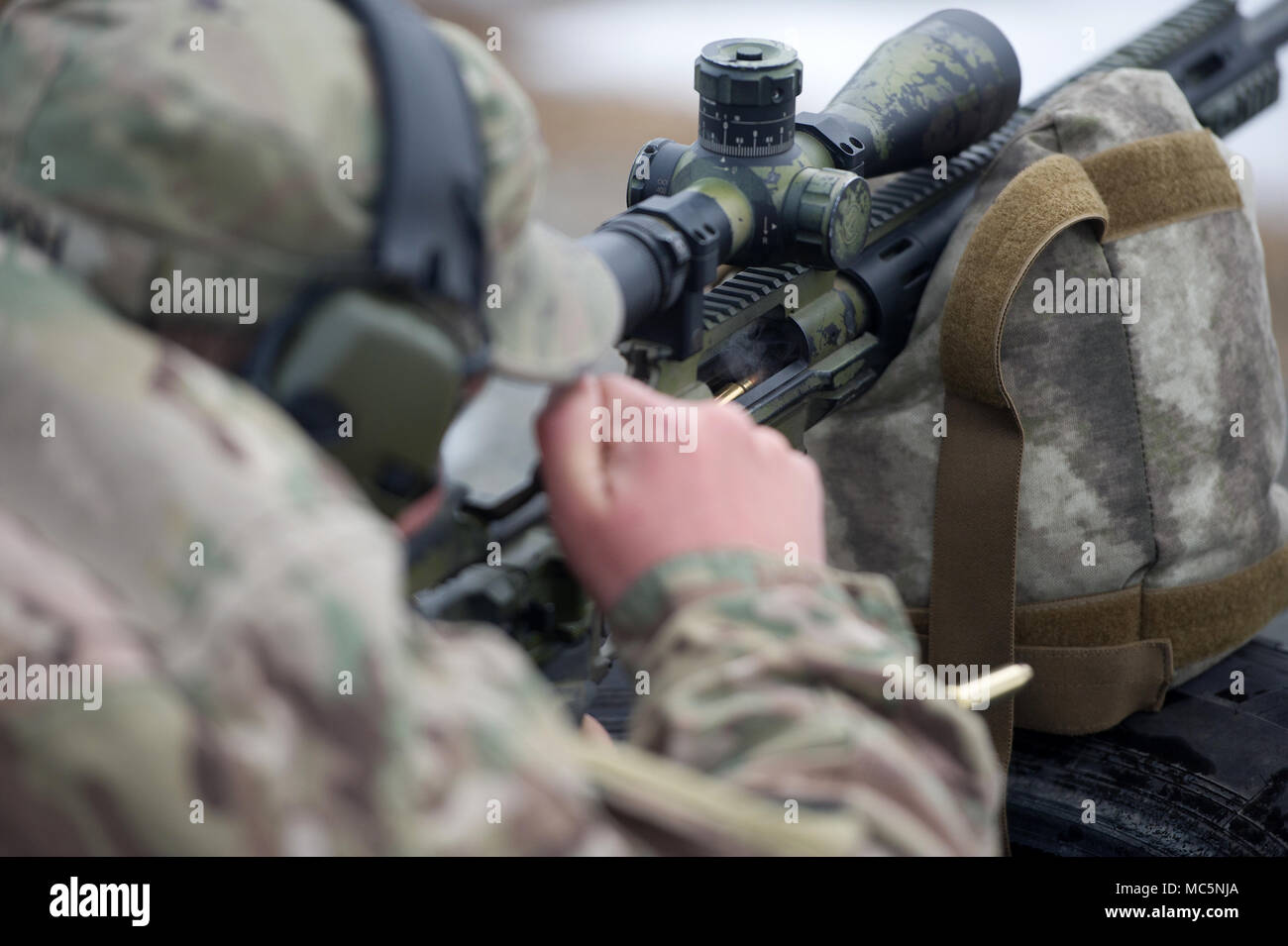 Army Spc. Eric Haugh, a native of Graham, Wash., assigned to Charlie ...