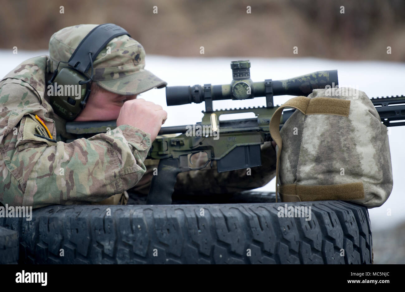 Army Spc. Eric Haugh, a native of Graham, Wash., assigned to Charlie ...