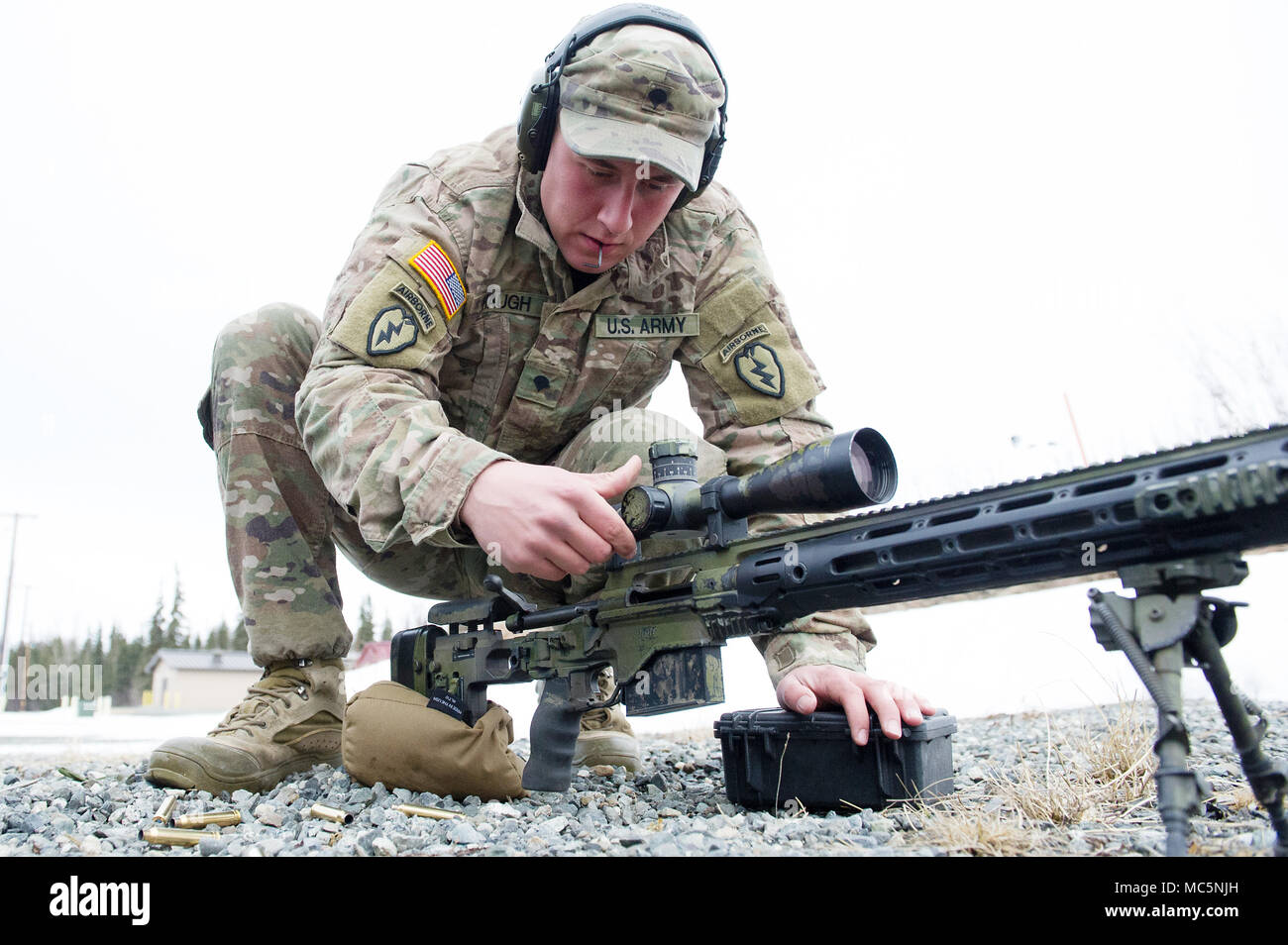 Army Spc. Eric Haugh, a native of Graham, Wash., assigned to Charlie ...