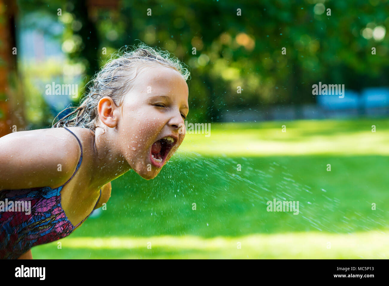 Child closeup expressive mouth hi-res stock photography and images - Alamy