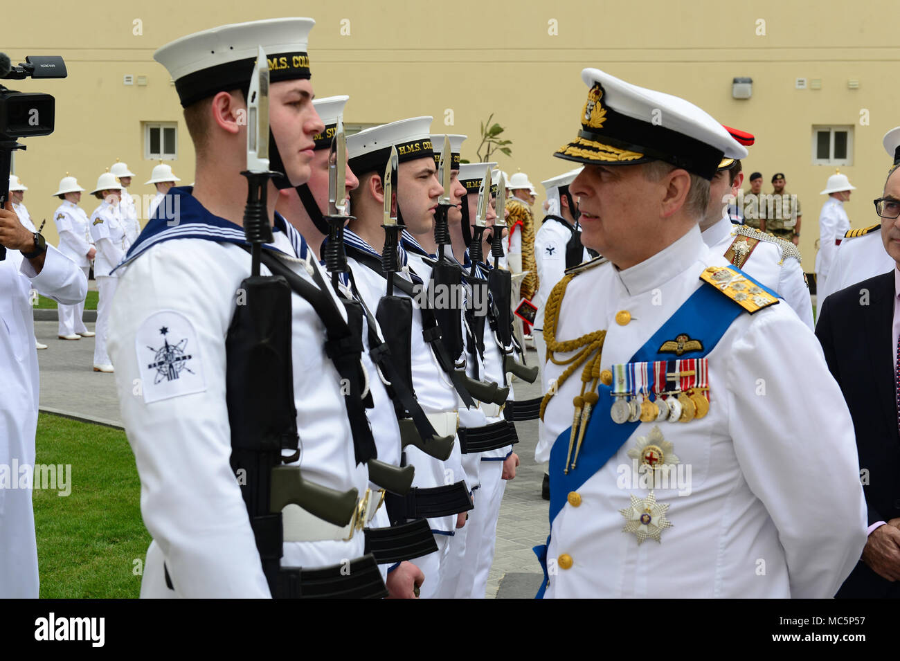 180405-N-PS473-073 MANAMA, Bahrain (Apr. 5, 2018) Prince Andrew Duke of ...