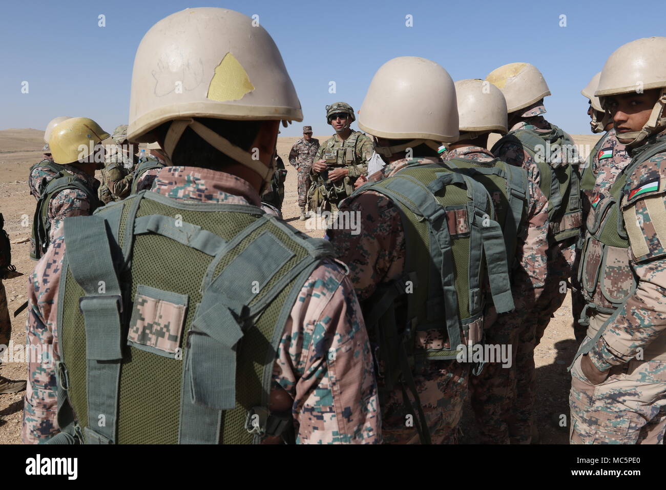 JOINT TRAINING CENTER, Jordan – Staff Sgt. Jason Young, platoon ...