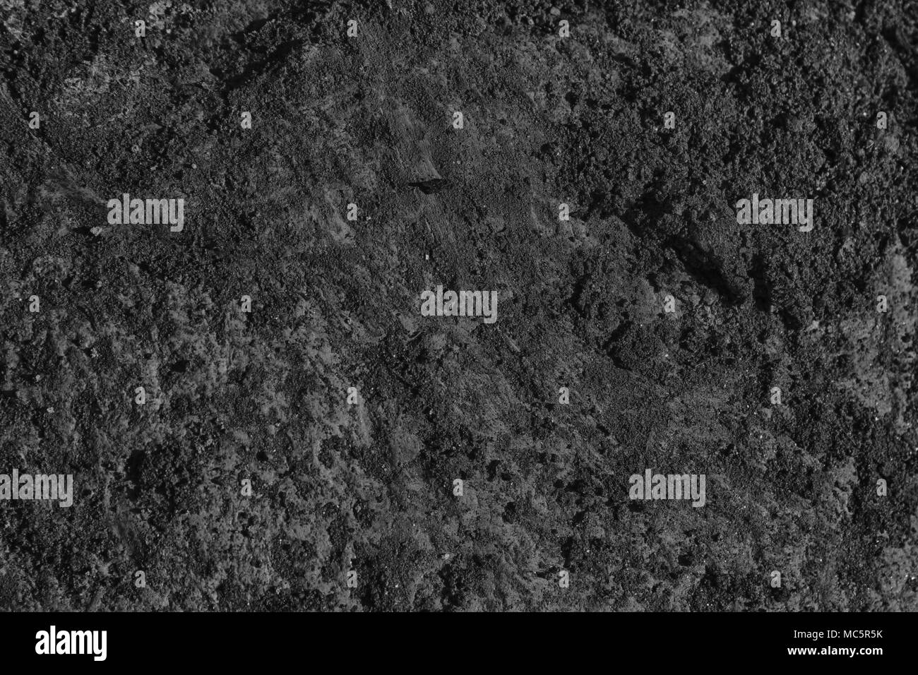 Monochrome Granite rock closeup background, stone texture, cracked ...