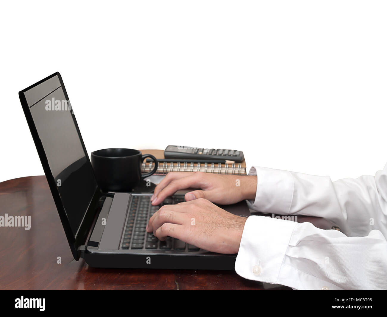 Business computer , Communication via Internet Stock Photo - Alamy