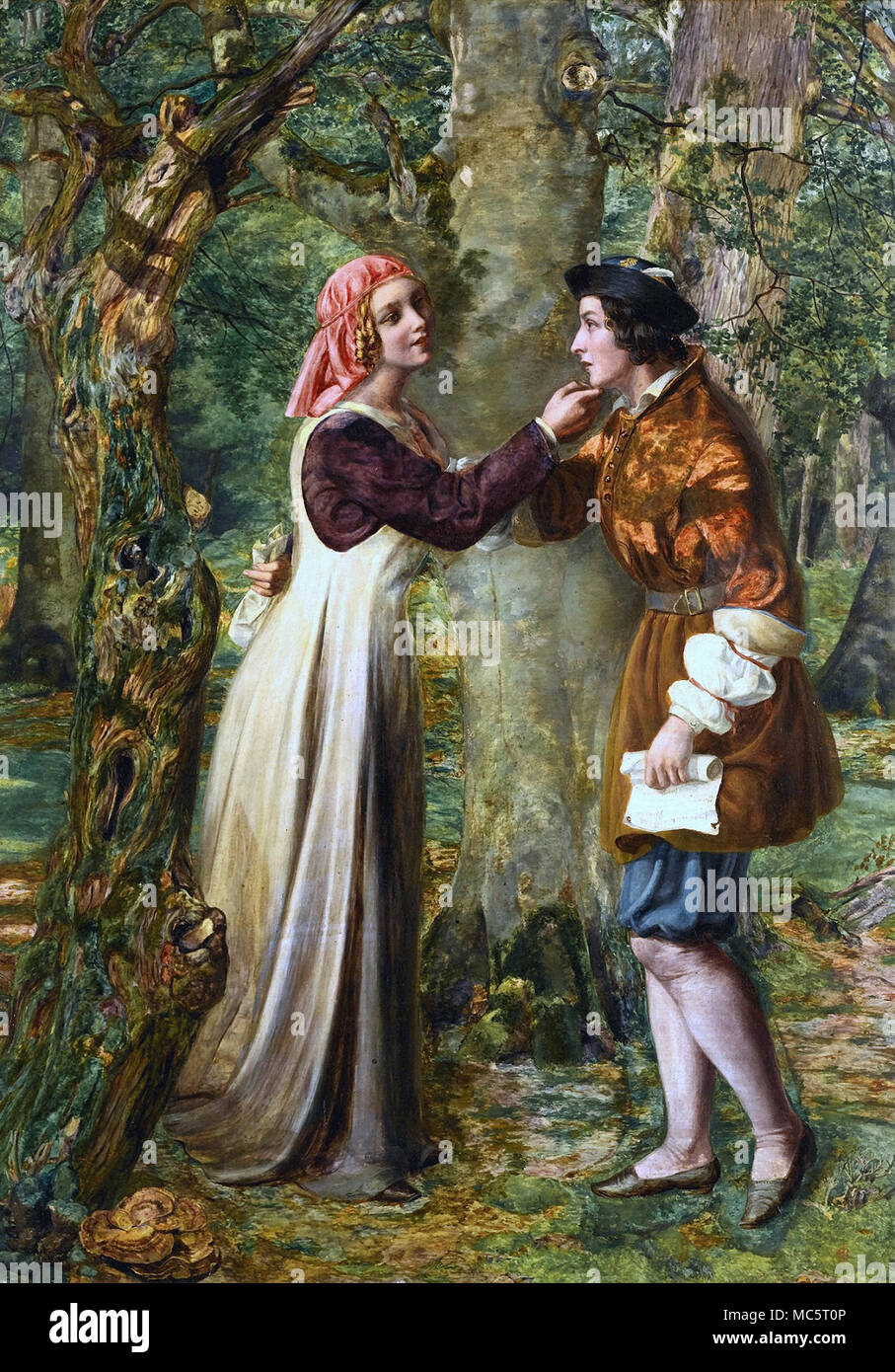 Rainford Edward William - Rosalind Telling Celia that Orlando Is in the ...