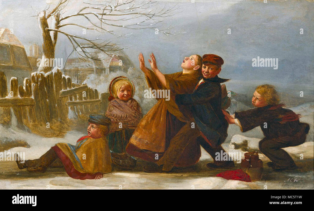 Robinson Matthias - Children on the Ice Stock Photo - Alamy