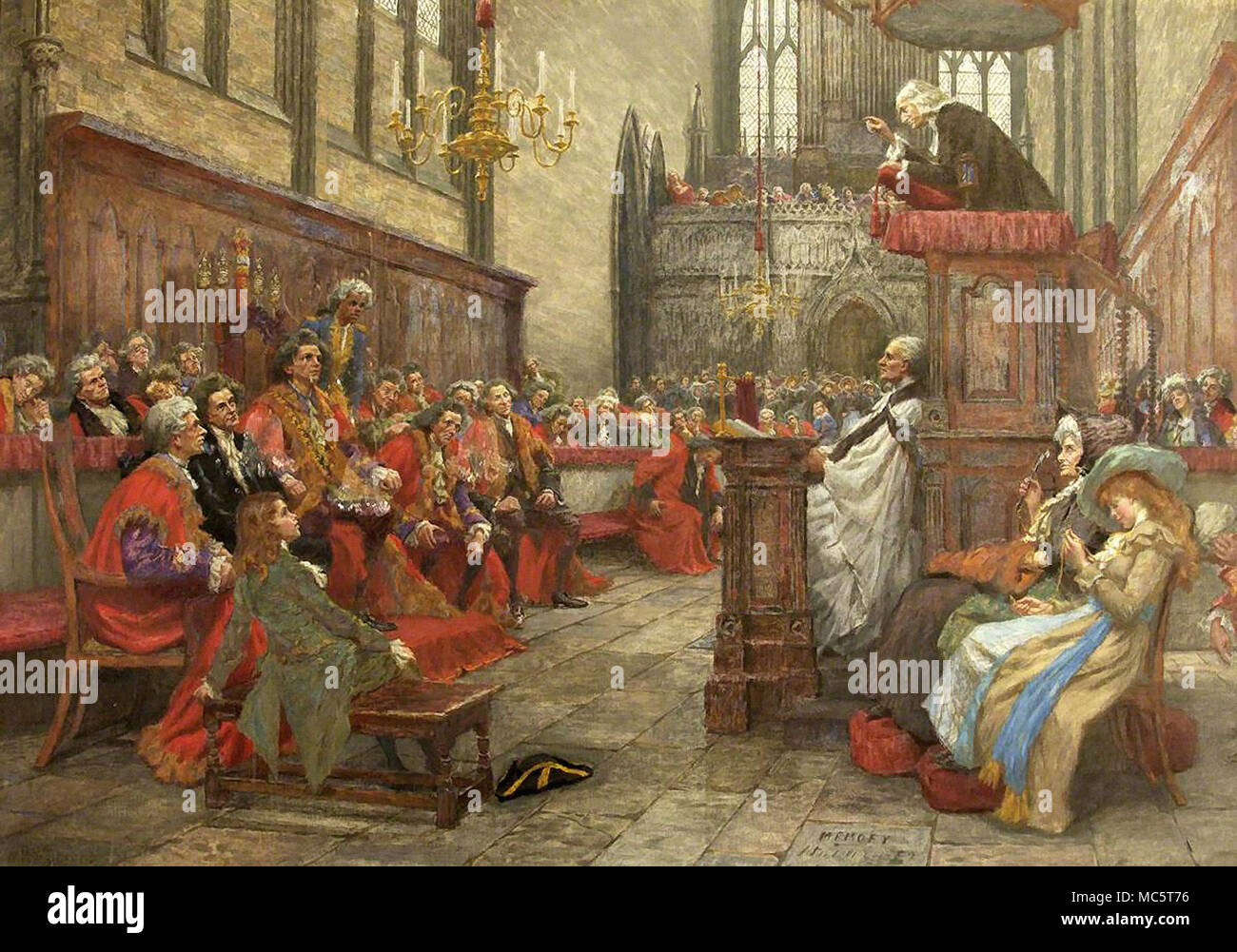 John wesley preaching hi-res stock photography and images - Alamy