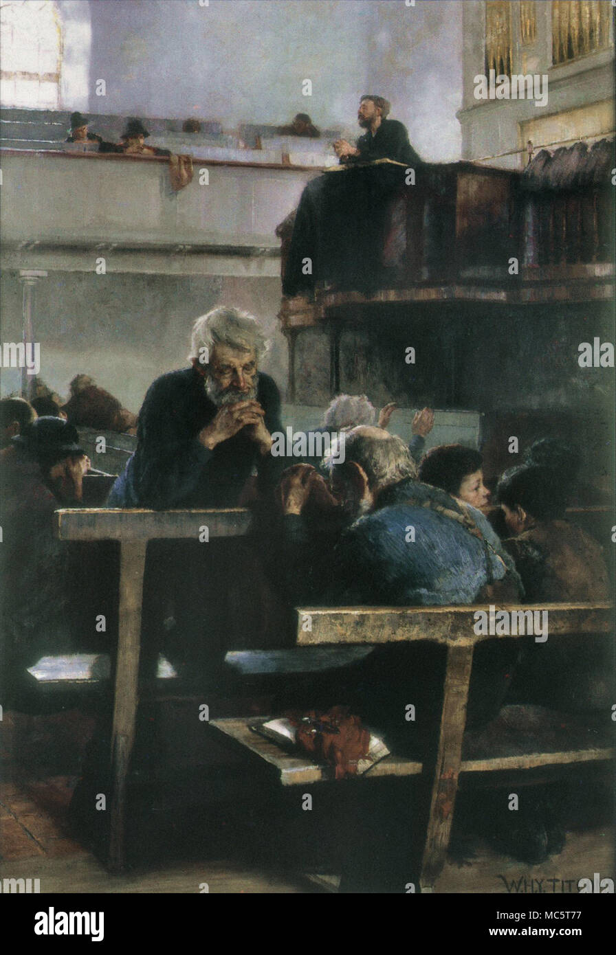 Titcomb William Holt Yates - Promitive Methodists at Prayer St Ives ...