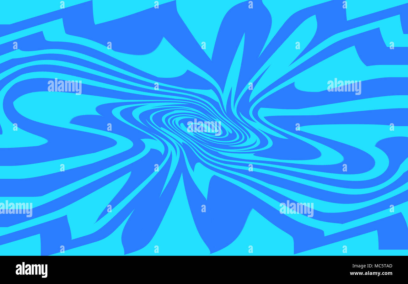 Psychedelic in shades of blue Stock Photo - Alamy
