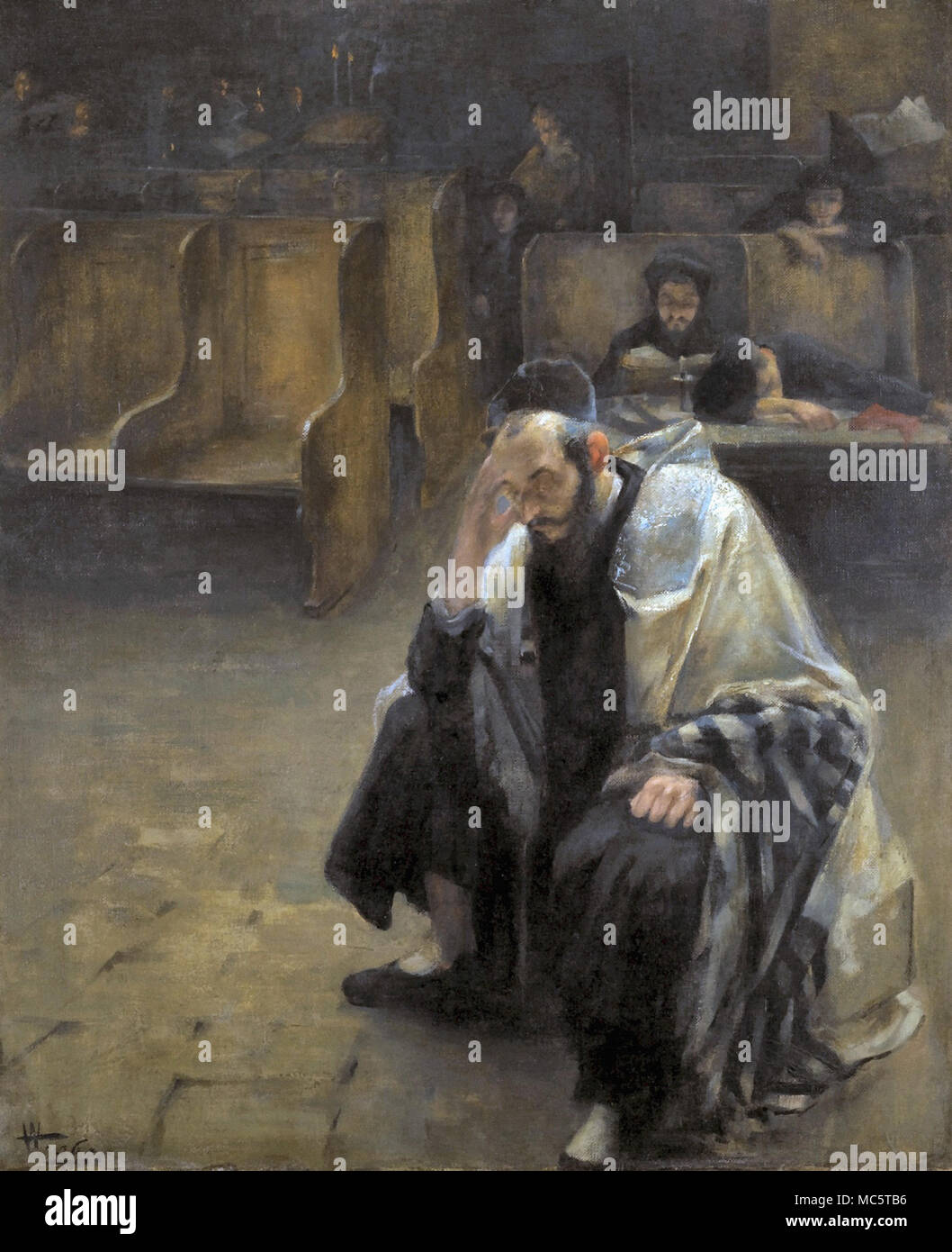 Wolmark Alfred Aaron - in the Synagogue Stock Photo - Alamy