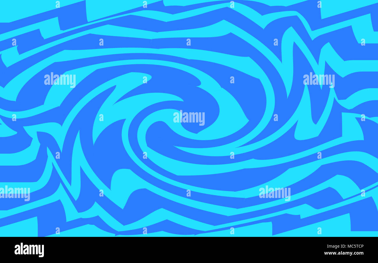 Psychedelic in shades of blue Stock Photo - Alamy