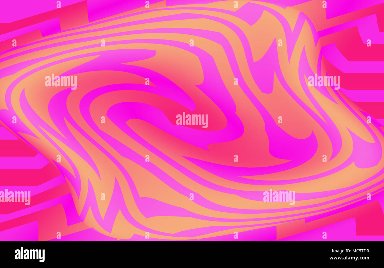 Psychedlic pattern in shades of pink and orange Stock Photo - Alamy