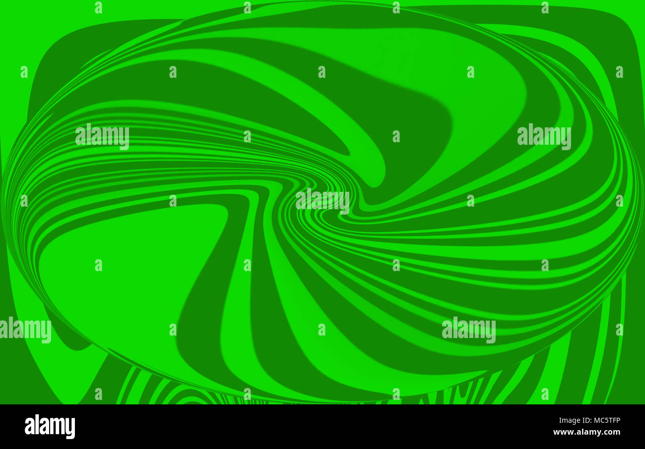 Psychedlic patter in shades of green Stock Photo - Alamy