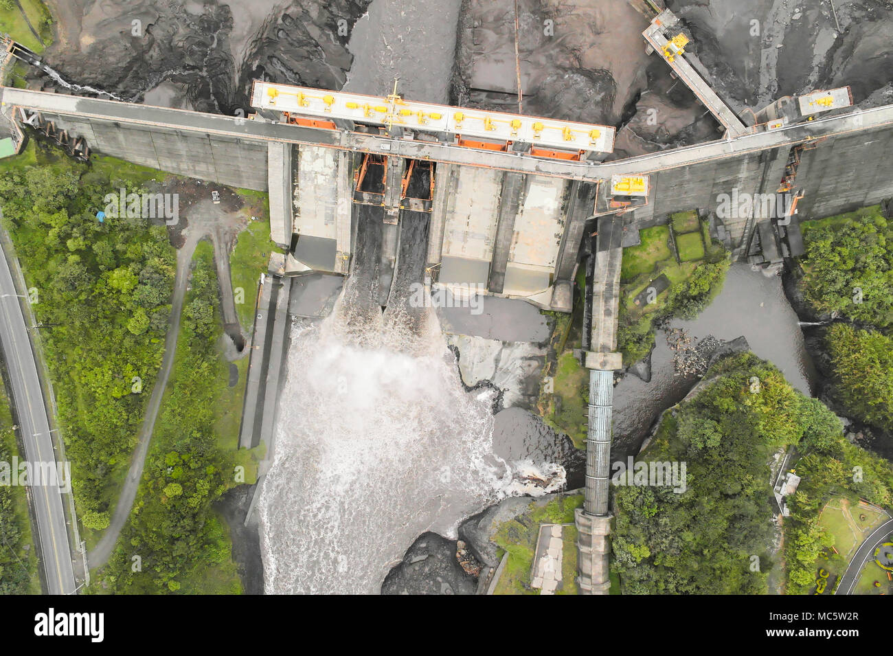 Aerial landscape over water hi-res stock photography and images - Alamy
