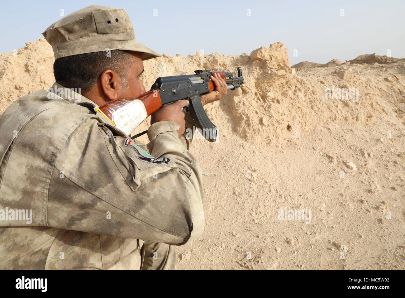 Iraqi border guard forces hi-res stock photography and images - Alamy