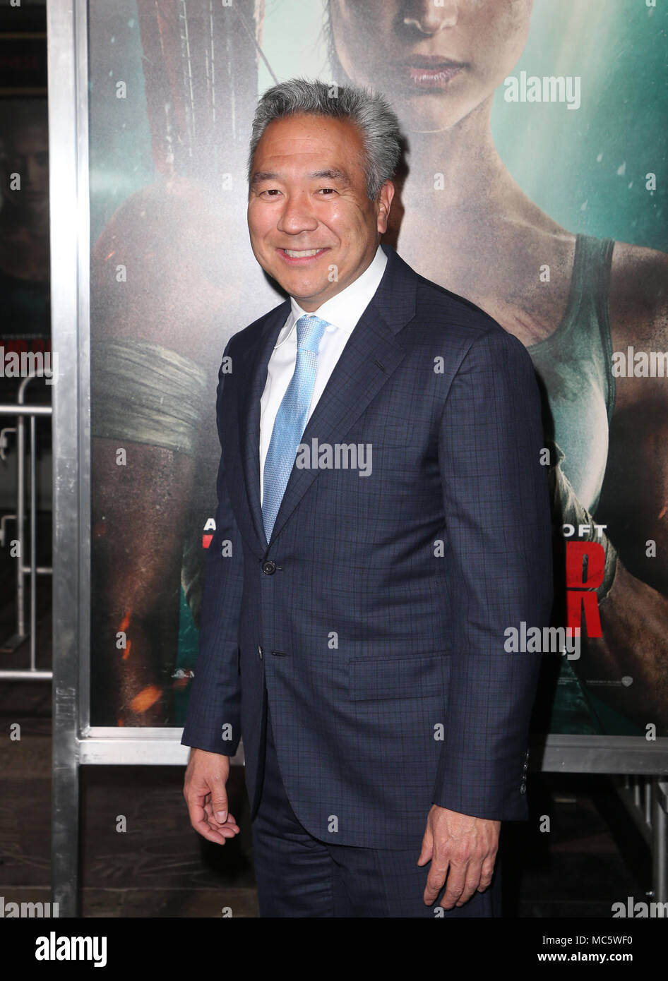 Warner Bros. Pictures "Tomb Raider" Premiere Featuring: Kevin Tsujihara ...