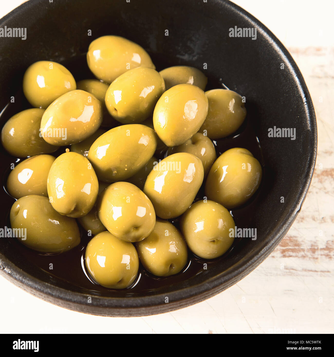 Different kind of olives. Green, black and kalamata olives Stock Photo ...