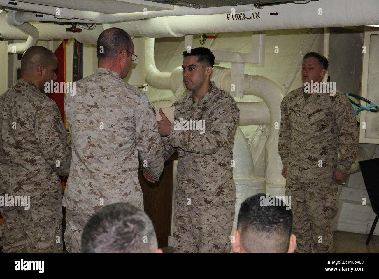 MEDITERRANEAN SEA (April 2, 2018) Marine Corps Cpl. Jonathan Villalobos ...