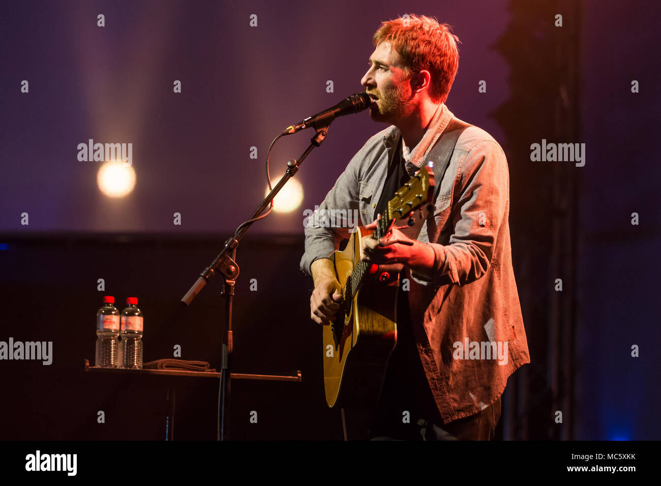 The British singer and songwriter Jamie Lawson live at the Blue Balls ...