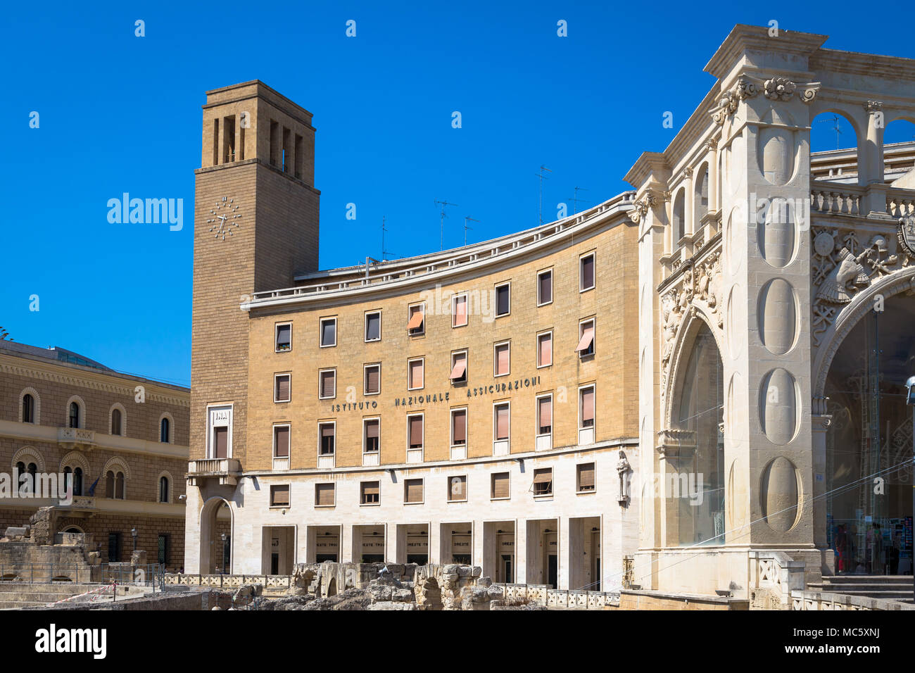 The most important Square in Lecce, Piazza Sant'Oronzo, visited by ...