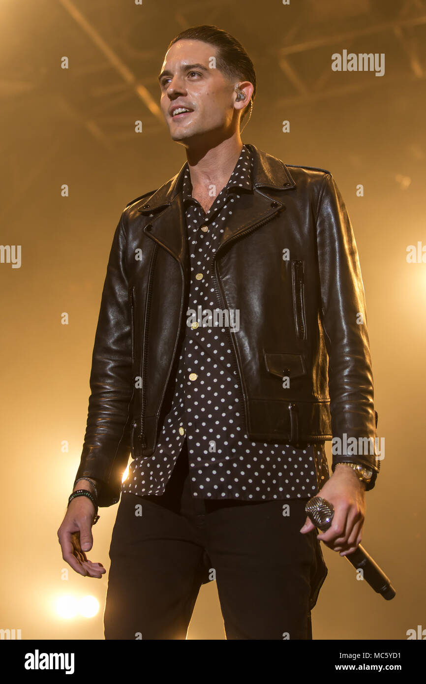 The US-American rapper Gerald Earl Gillum alias G-Eazy live at the 26th ...