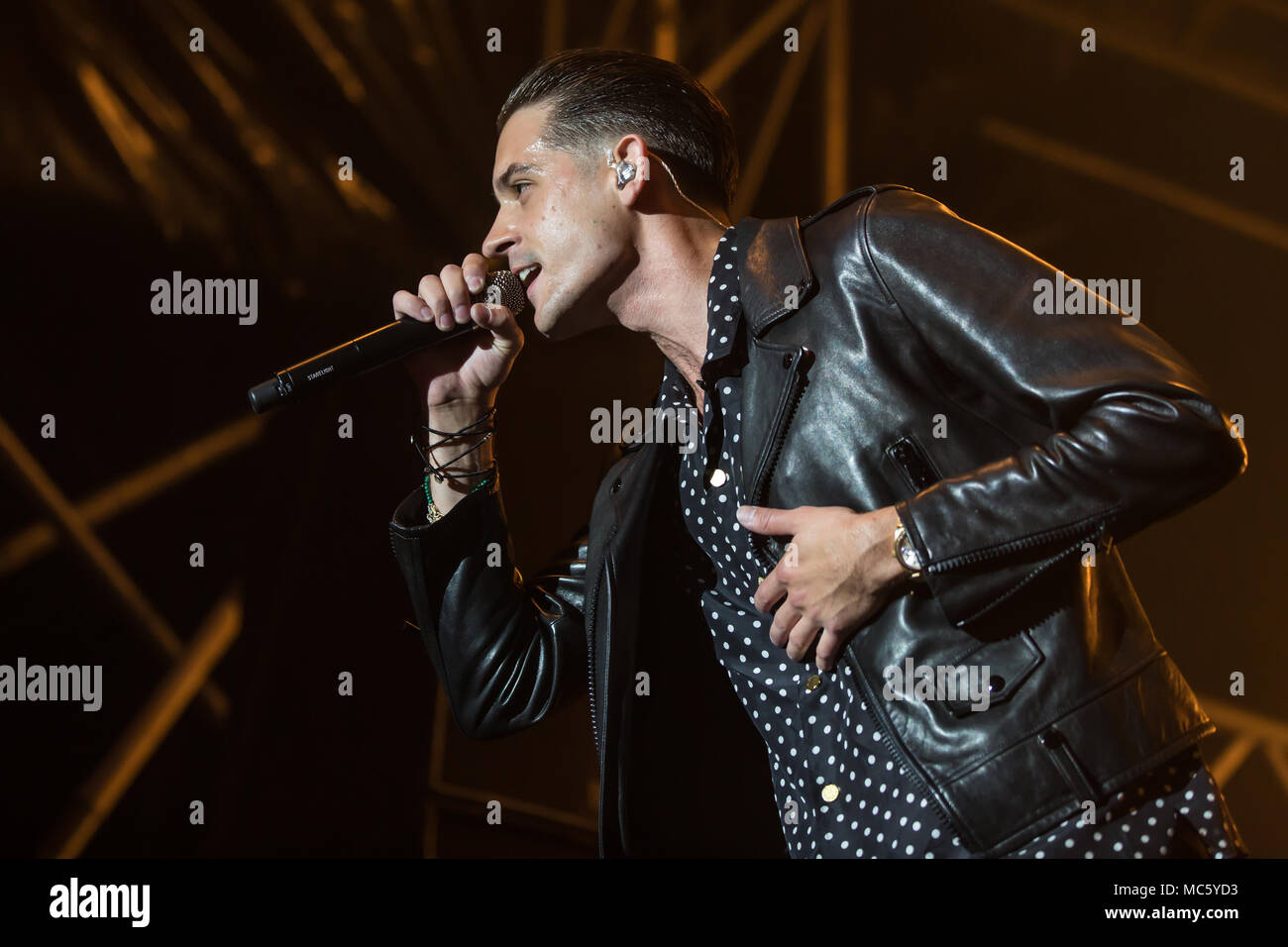 The US-American rapper Gerald Earl Gillum alias G-Eazy live at the 26th ...