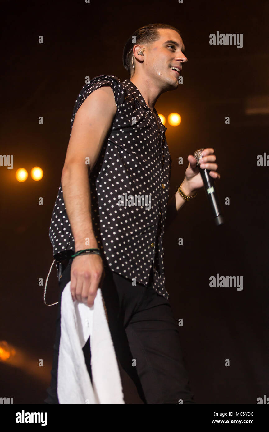 The US-American rapper Gerald Earl Gillum alias G-Eazy live at the 26th ...