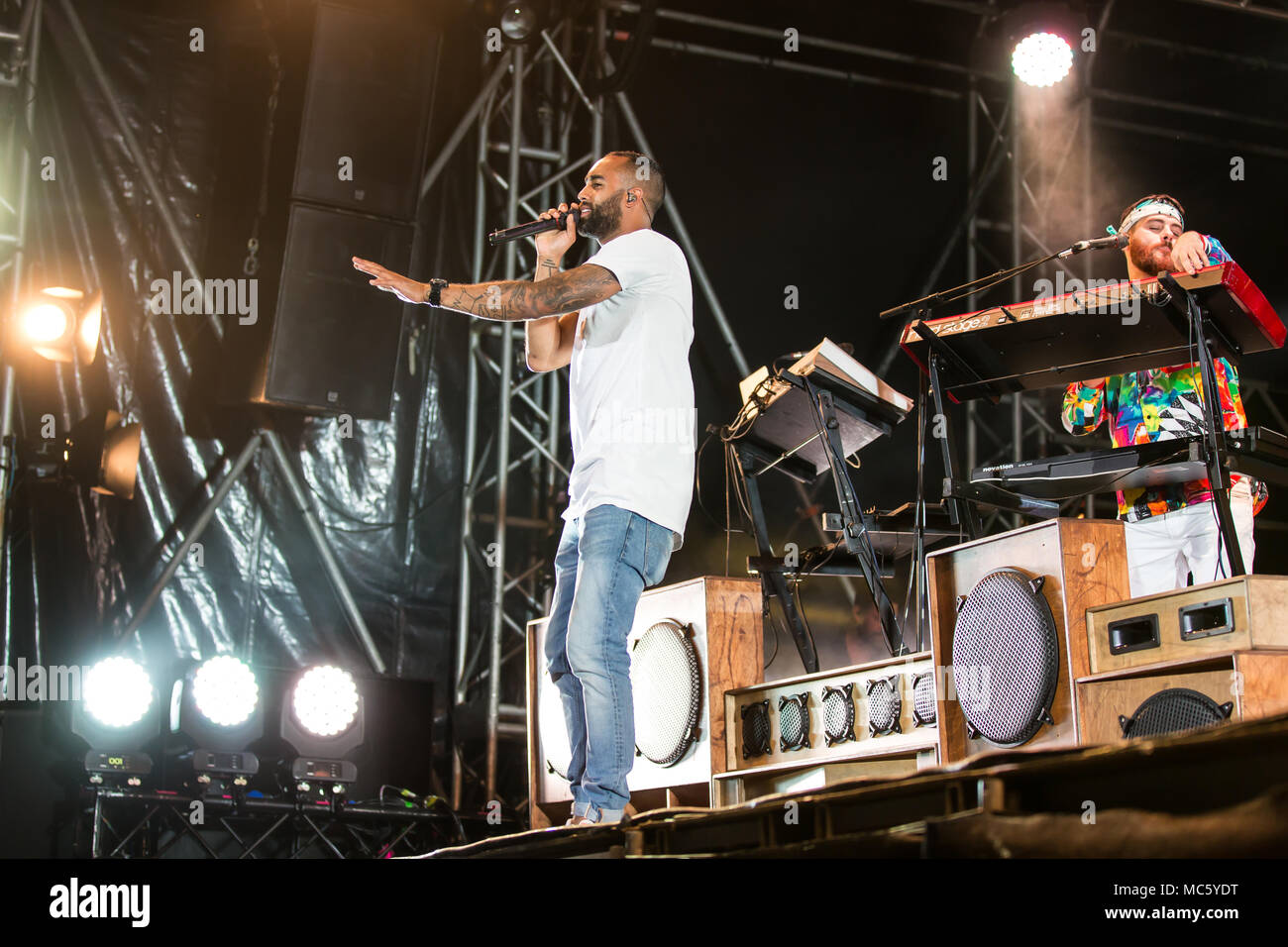 The British band Rudimental live at the 26th Heitere Open Air in ...