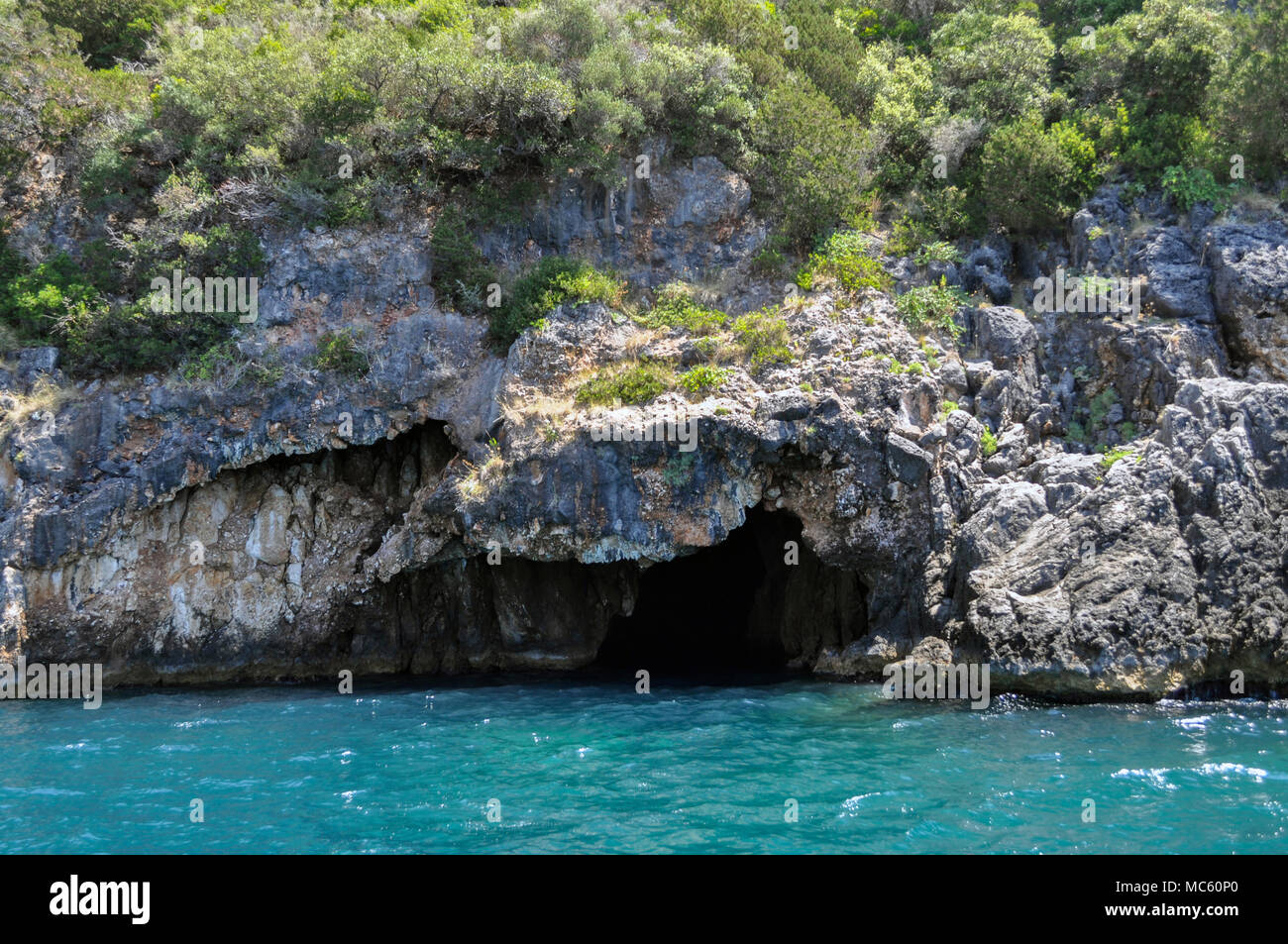 Cliff city parga in europe hi-res stock photography and images - Alamy